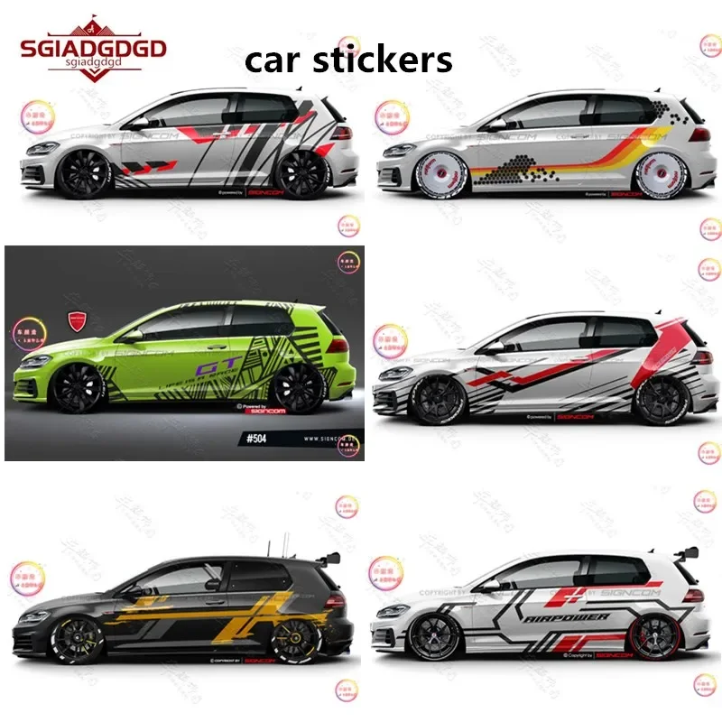 Car stickers FOR Volkswagen Golf 7 GTI Golf 8 POLO body appearance ...