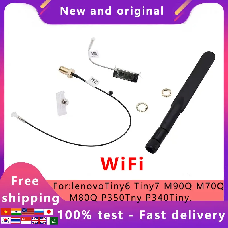 New antenna Wifi cable.for Lenovo Tiny6 Tiny7.ThinkCentre M90Q M70Q M80Q ThinkStation P340 P350 ...