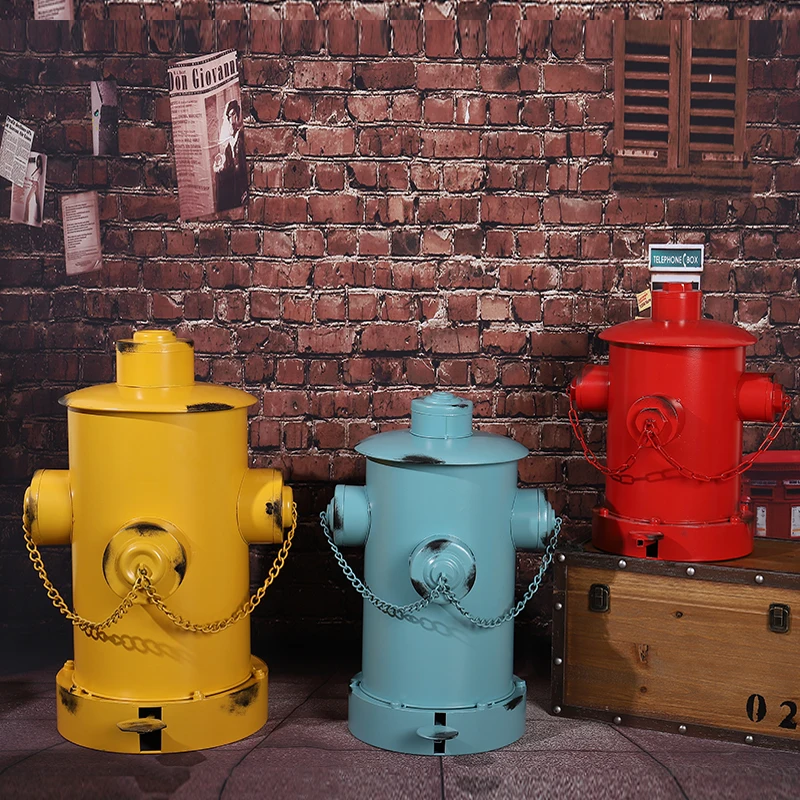 Retro-wrought-iron-industrial-personality-storage-tube-fire-hydrant ...