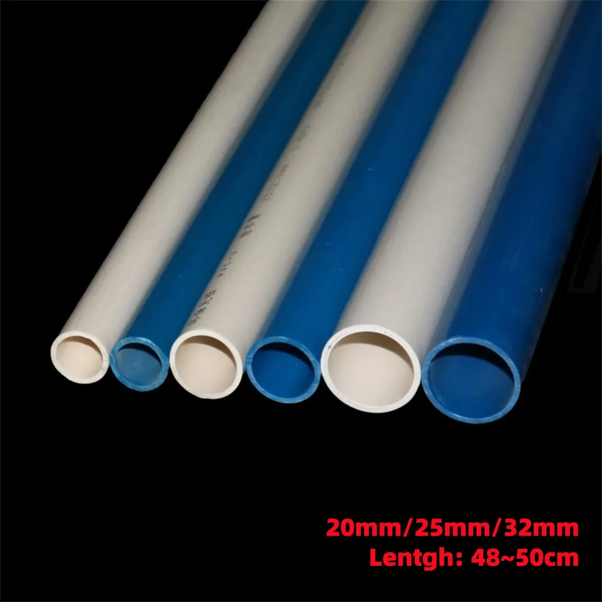 Blue/White PVC Pipe OD 20mm 25mm 32mm Agriculture Garden Irrigation ...