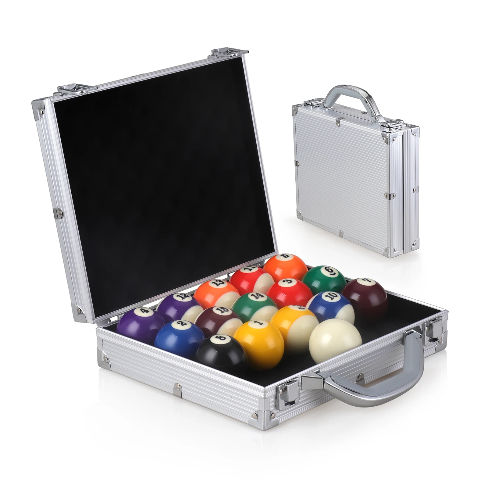 16/22 Balls Snooker Billiard Balls Storage Box Pool Carrying Case ...