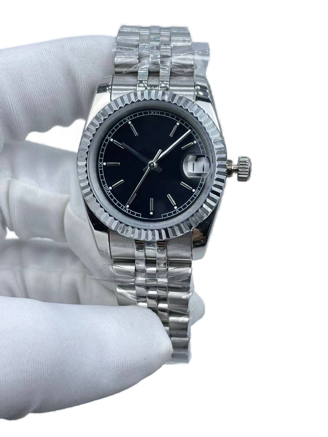 Timex-Watch-for-Women-with-Black-Dial-31mm-Luminous-Calendar-Window ...