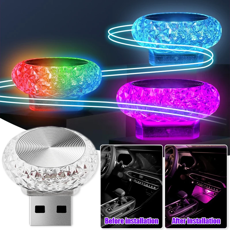Car-USB-Ambient-Light-Mini-LED-Decorative-Atmosphere-Lamps-for-Auto ...