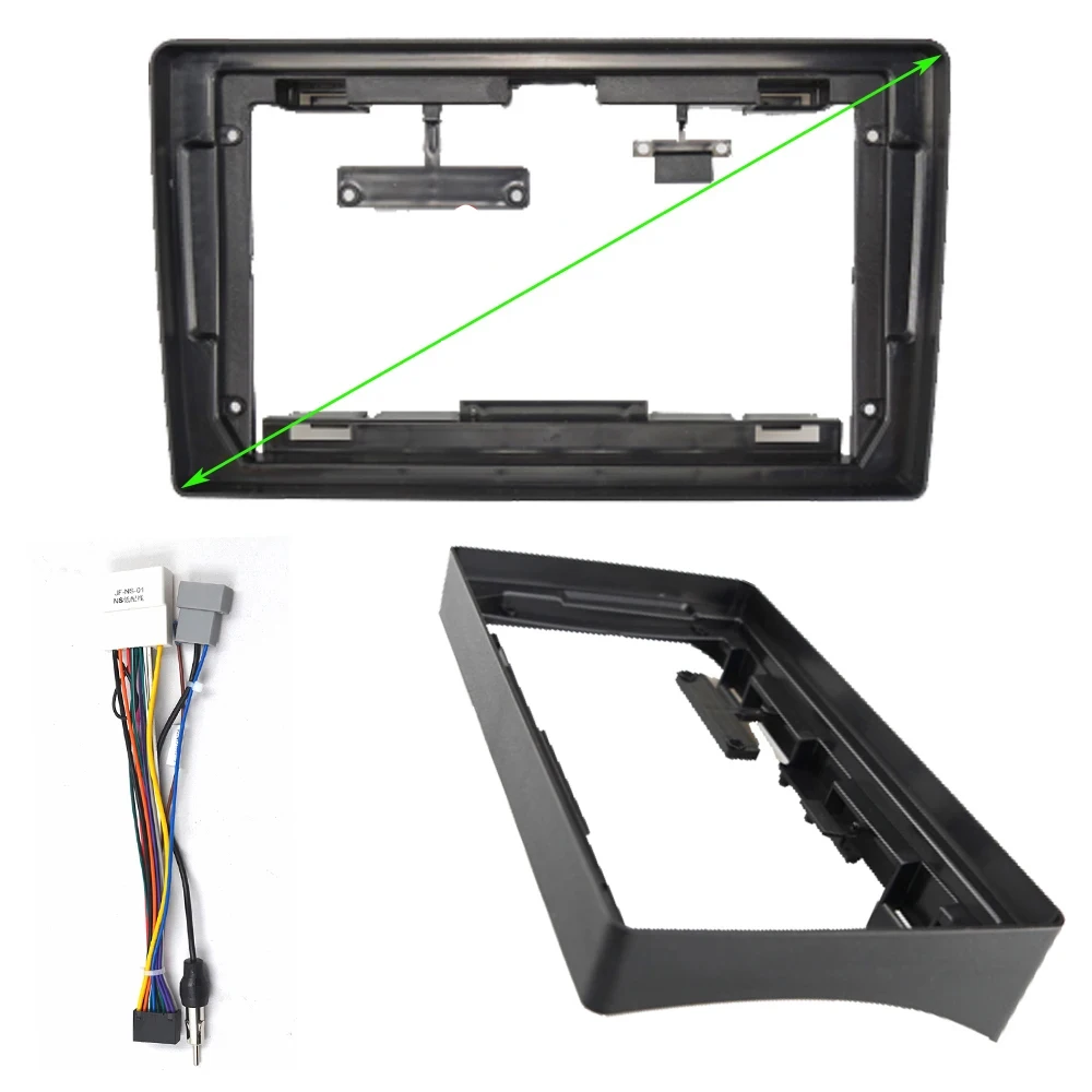 9-inch-Car-Radio-frame-for-Nissan-Pathfinder-R51-2004-2012-NAVARA-D40 ...
