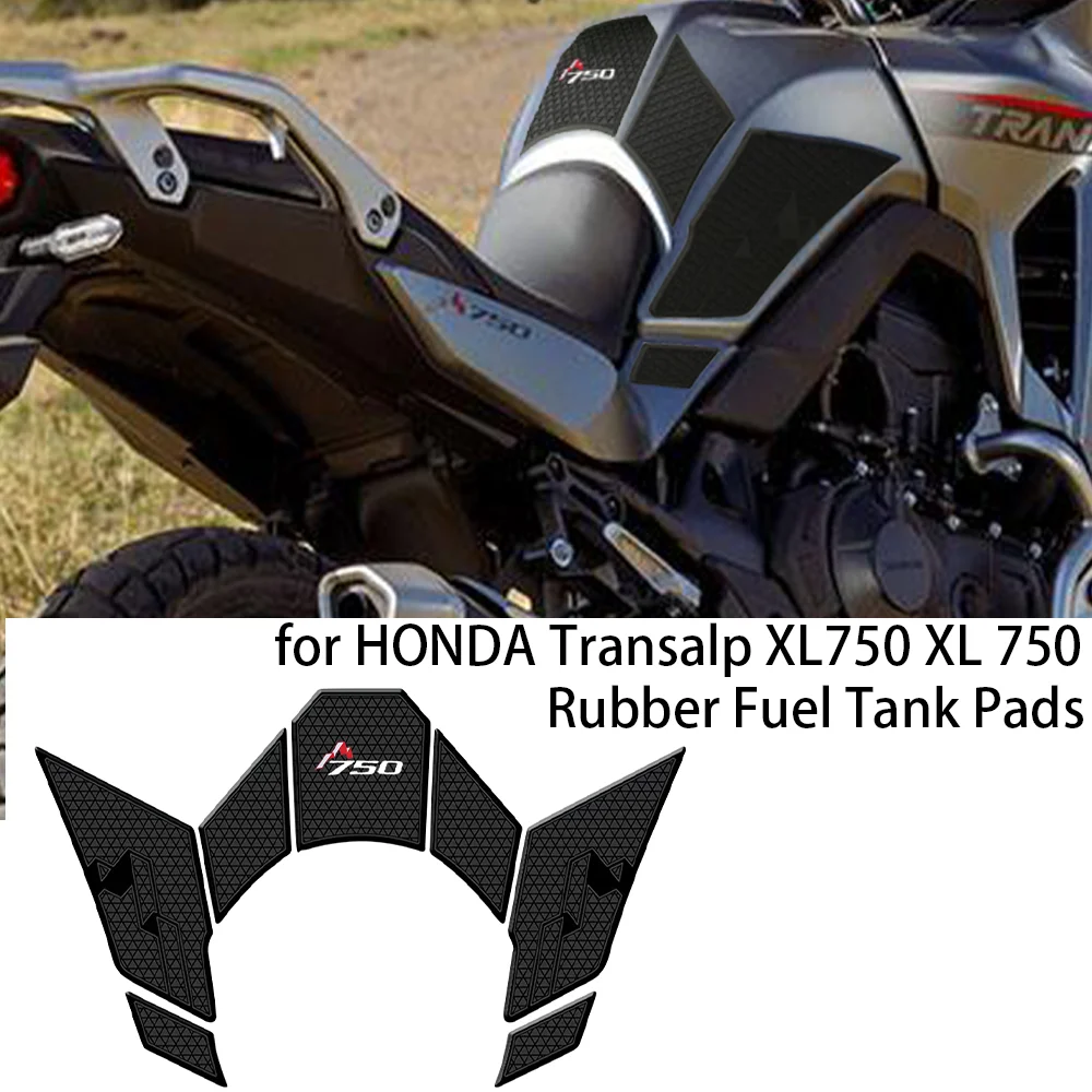 For-HONDA-Transalp-XL750-XL-750-Accessories-Rubber-Fuel-Tank-Pads-Knee ...