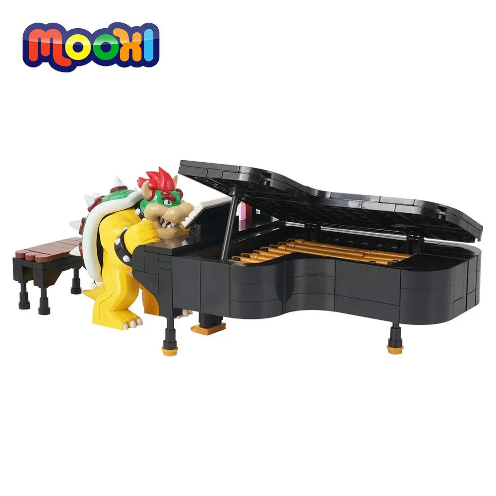MOOXI-juego clásico Bowsered Piano 259, piezas, MOC, figuras de acción ...