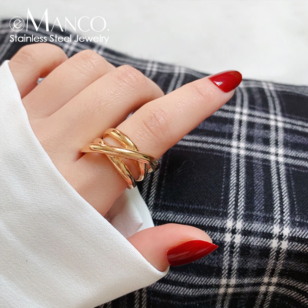 eManco-Simple-weave-Cross-Multilayer-Wide-Ring-For-Women-Party-Fine-Jewelry-Classic-Gift-Ring ...