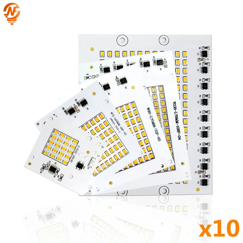 Chip LED SMD 100 para iluminación exterior, 10W, 20W, 30W, 50W, 2835 W ...