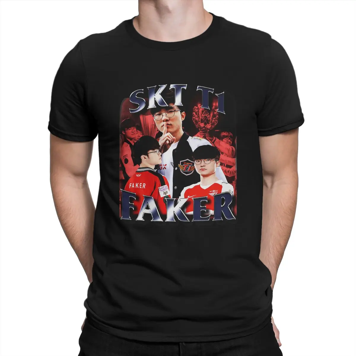 SKT-T1-FAKER-Hip-Hop-TShirt-LPL-LCK-LEC-LCS-S13-LOL-Casual-T-Shirt ...