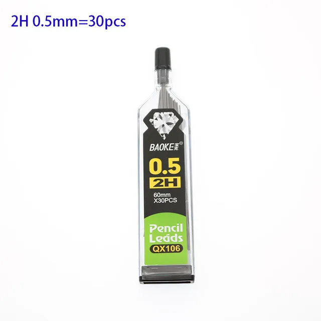 30pcs/Bottle, Automatic Pencil Lead 2B 2H HB Pencil Refill 0.3 Mm/0.5 ...
