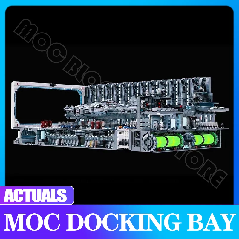 MOC-Toys-The-Docking-Bay-327-For-MillenNium-Ship-Falcon-Fit-75192 ...
