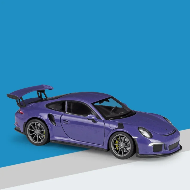 WELLY1-24-Scale-2016-911-GT3-RS-Purple-Sports-Car-Emulation-Alloy-Die ...