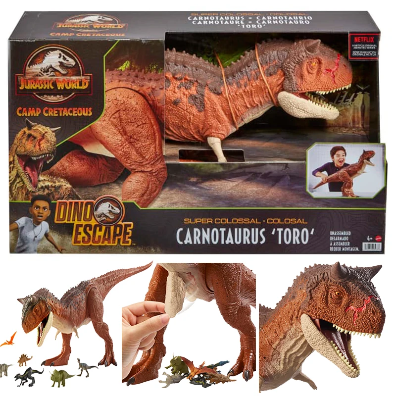 Mattel Jurassic World 91cm Giant Carnotaurus Toro Super Colossal ...