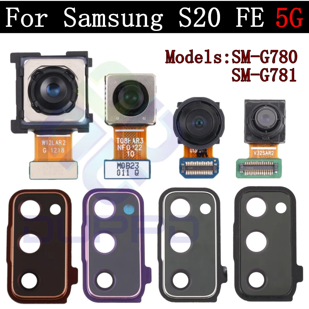 S20FE-Front-Rear-Camera-For-Samsung-Galaxy-S20-FE-5G-Back-Camera-Glass ...