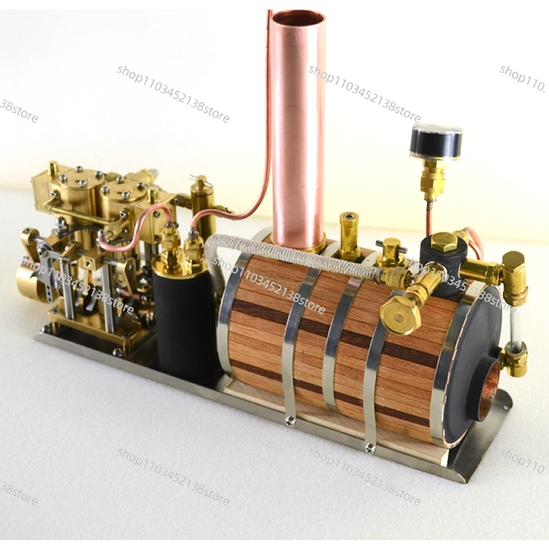 Inline Two-cylinder Reciprocating Steam Engine Model Power Group, Retro ...