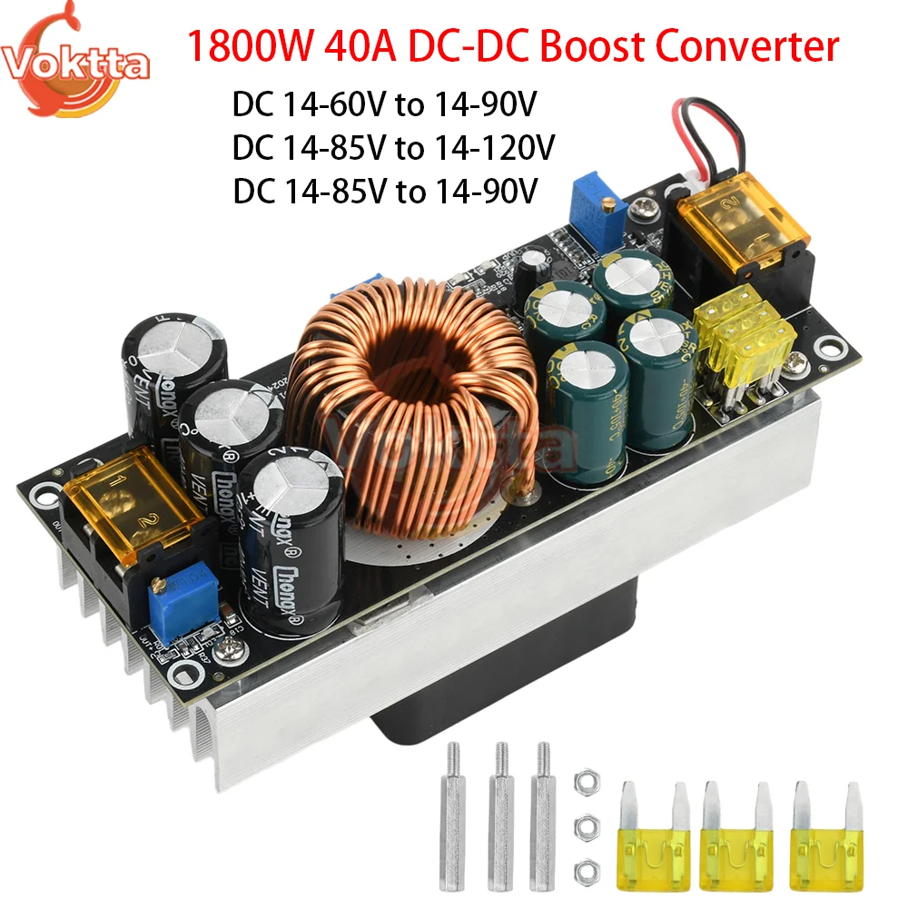 Car 60V boost to 72V Output 180A DC to DC step-up high-power conve Car ...