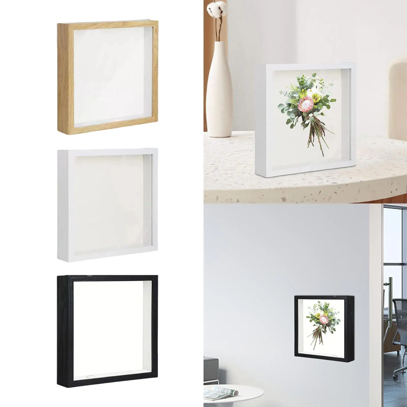 Photo Frame Picture Frame Wholesale Three-Dimensional Dry Flower Frame ...