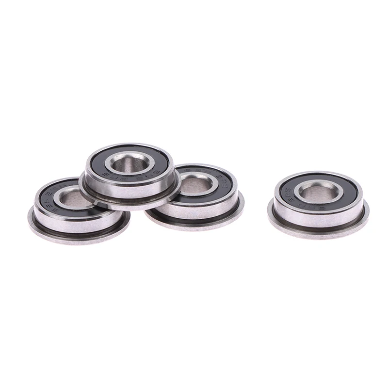 10Pcs-F695-2RS-Stainless-Steel-Bearing-Flanged-Miniature-Deep-Groove ...