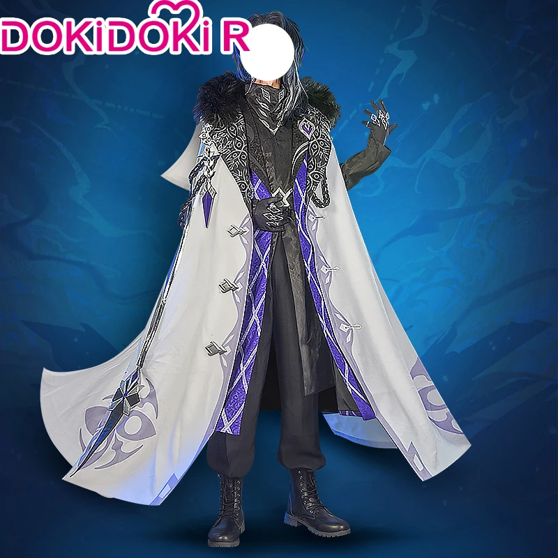 Harbinger-Juego de Cosplay de Pantalone Genshin Impact, Fatui Cloak【, S ...