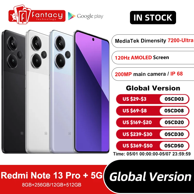 Global-Version-Xiaomi-Redmi-Note-13-Pro-Plus-5G-MediaTek-Dimensity-7200 ...