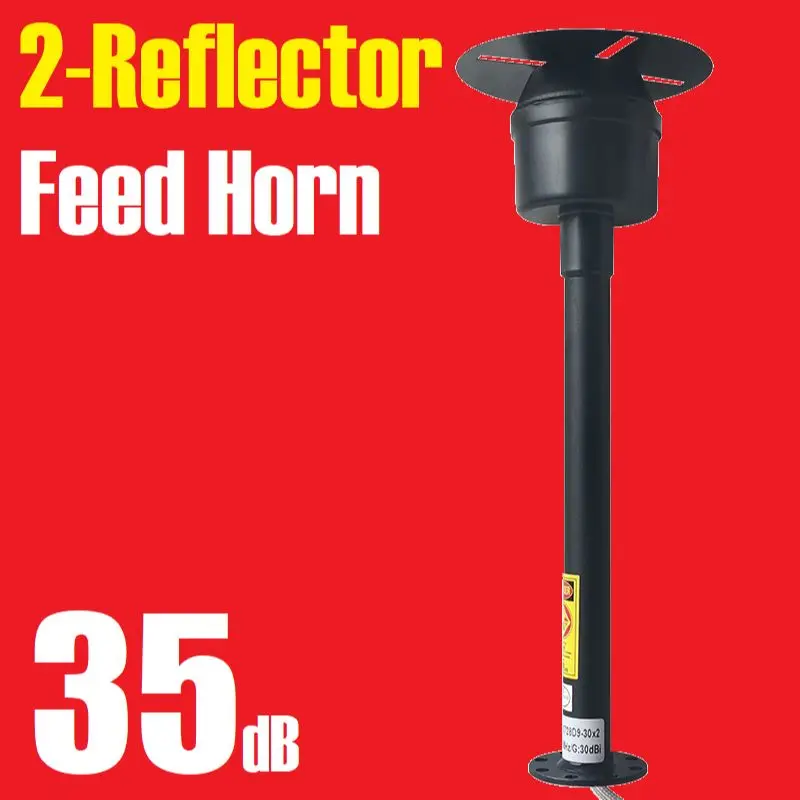 Dual Reflector 24dB 30db 32dB 35dB High Gain 5G 4G MIMO Antenna Feeder ...