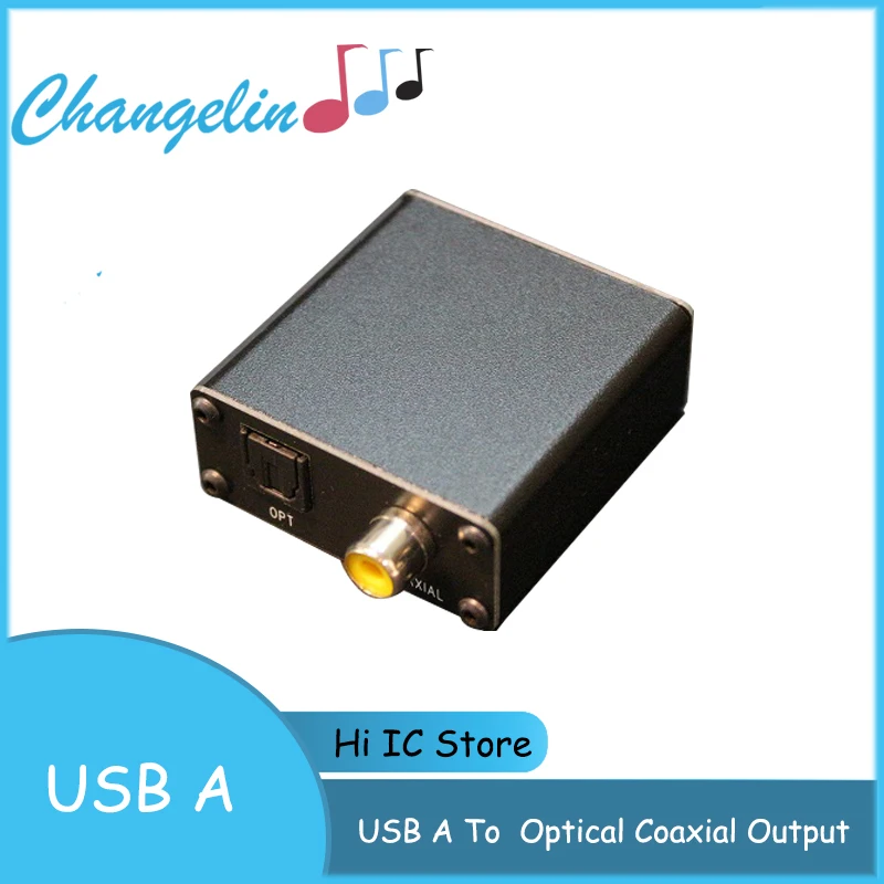 USB-To-Digital-Optical-Coaxial-Output-USB-To-SPDIF-For-DAC-Decoder ...