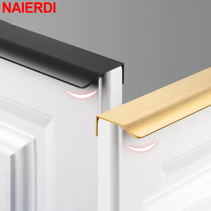 NAIERDI-Hidden-Door-Handle-Black-Mount-Finger-Edge-Drawer-Pull ...
