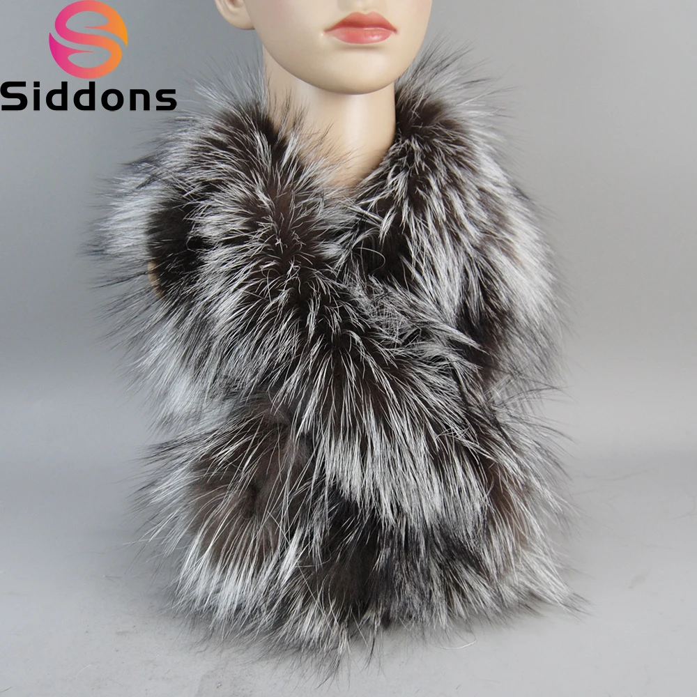 New-Women-Winter-100-Real-Fox-Fur-Scarf-Outdoor-Keep-Warm-Thick-Natural ...