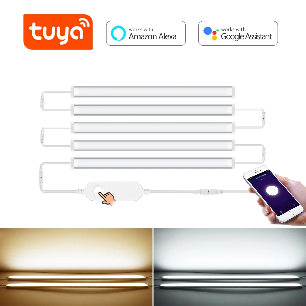 Tuya-Smart-LED-Under-Cabinet-Lamp-Wifi-Switch-Led-Light-Bar-30CM-40CM ...