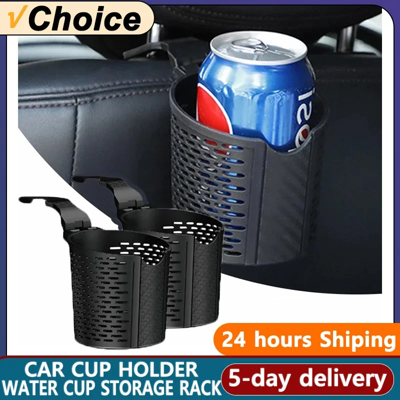 Car Cup Holder with Hook Car Door Seats Hanging Mount Drink Bottles ...