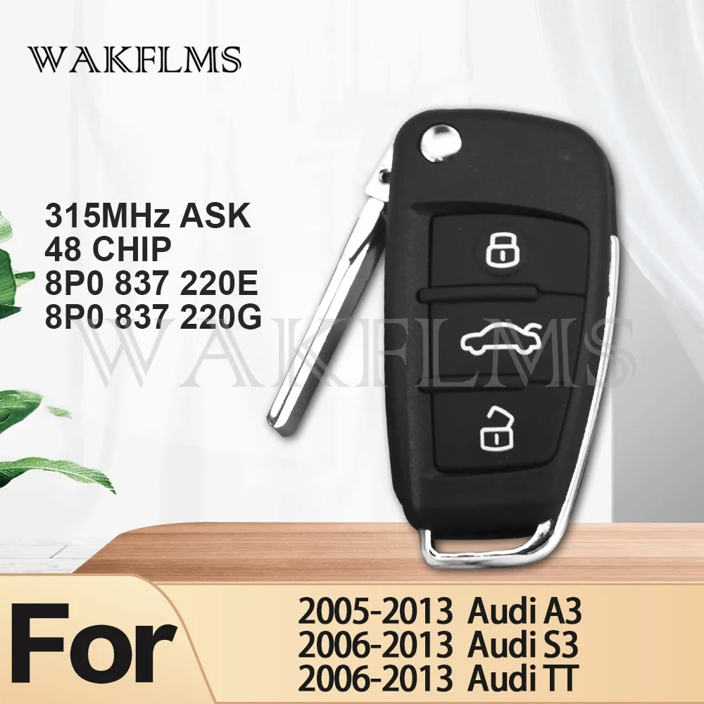 For Audi A3 S3 TT 2005 2006 2007 2008 2009 2010 2011 2012 2013 Flip ...