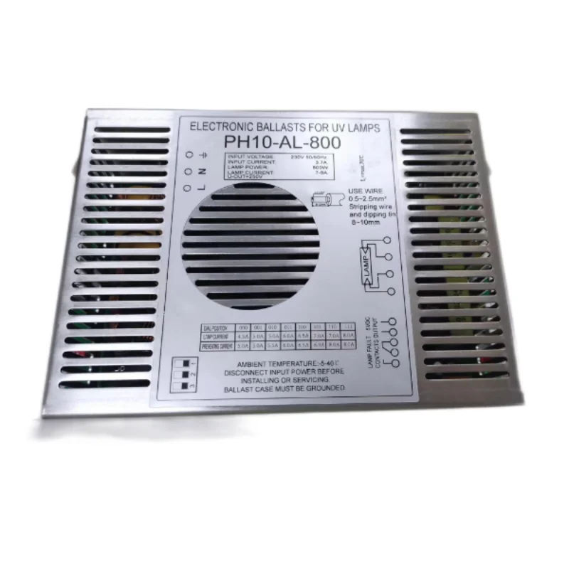Electronic Ballast Water Treatment PH10 AL 800 Lamp Power 800W UV Germicidal Electronic Ballast ...