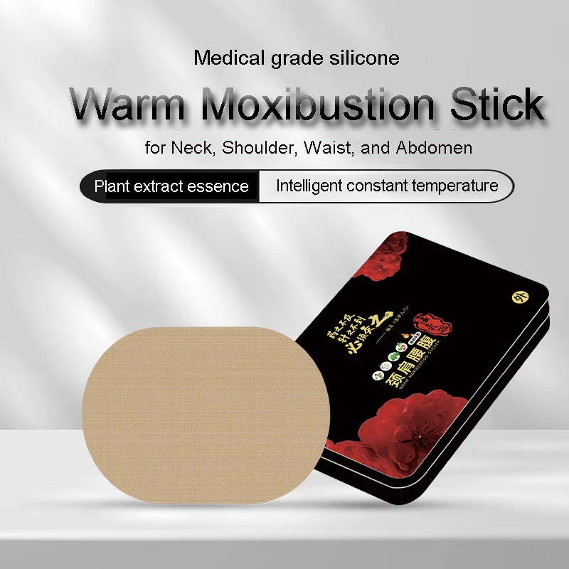 Thickened Tourmali negati Reusable Pain Relief Patch Warm Moxibustion Stick for Neck Shoulder ...