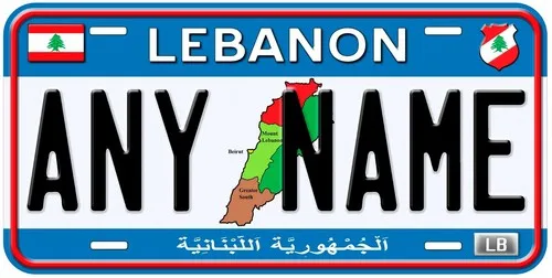 Lebanon Any Name Personalized Novelty Car License Plate - AliExpress 15