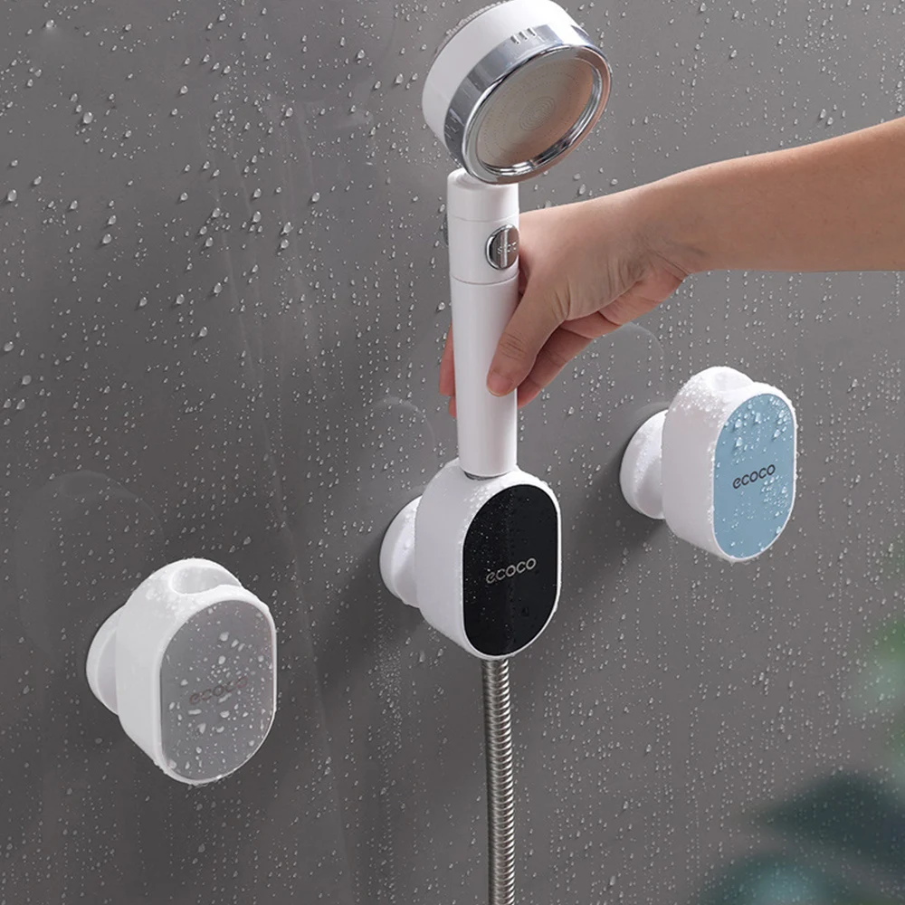 Universal Adjustable Shower Head Holder With Stick Wall-Mounted 360 ...