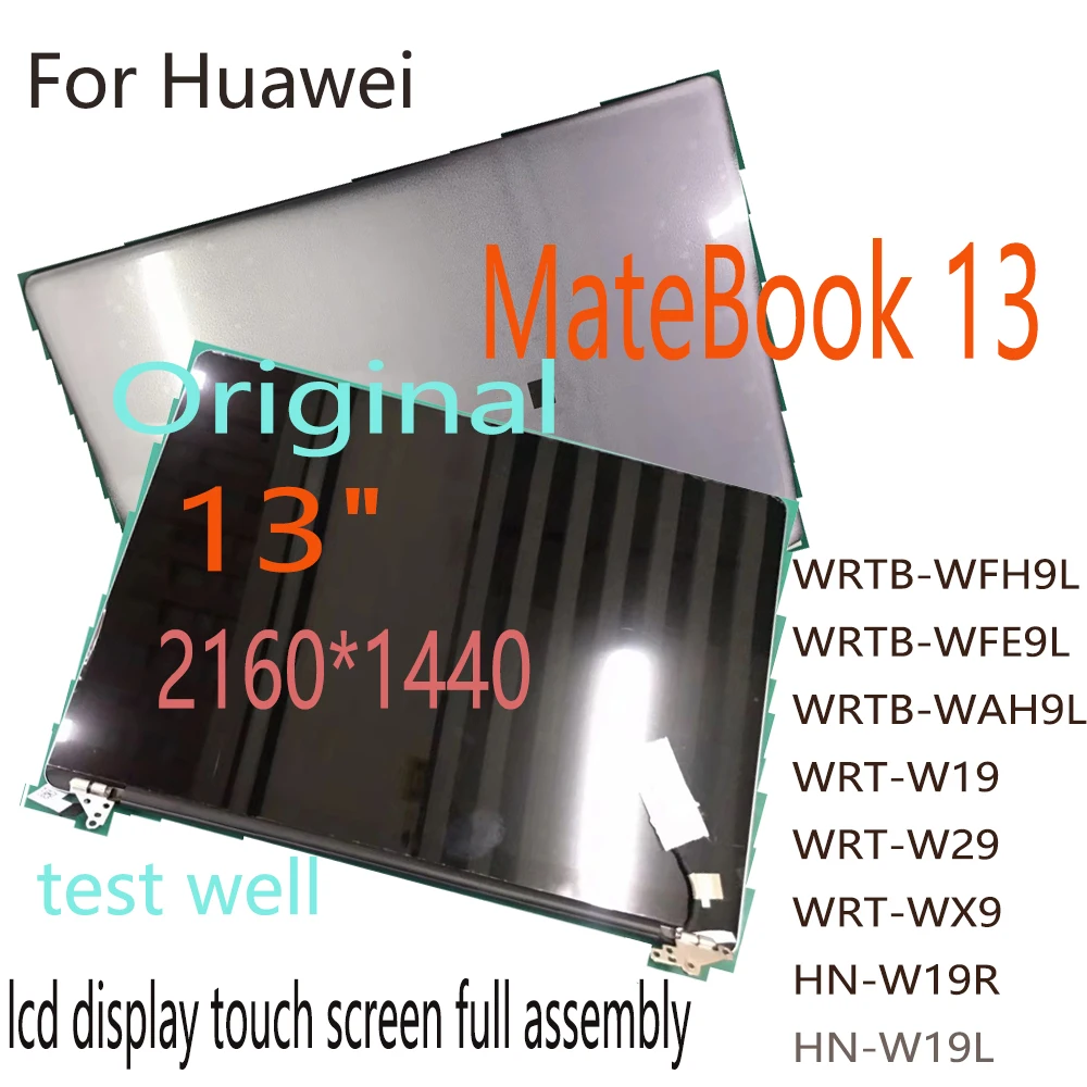 13" For Huawei MateBook 13 WRT-W19L W29L WRTB-WFH9L WFE9L HN-W19L HN ...