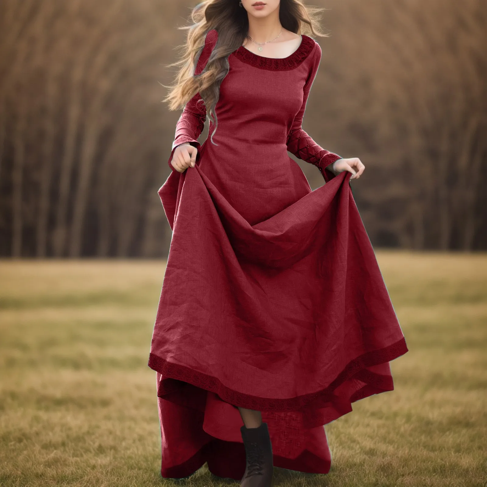 Women-s-Fashion-Fairy-Fairy-Elf-Dress-Medieval-Robe-Retro-Renaissance ...