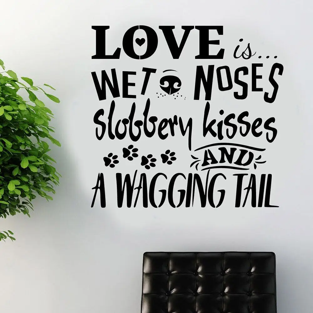 Dog-Wall-Sticker-Pet-Grooming-Quotes-Wall-Decals-Home-Decor-for-Animals ...