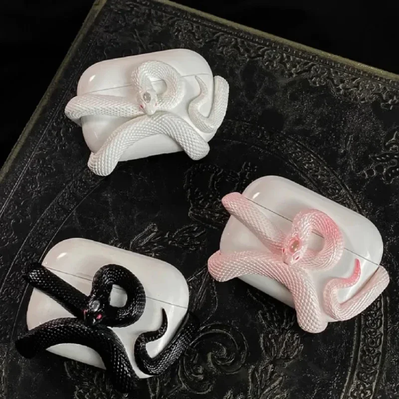 Original-Airpods-Case-Winding-Snake-Resin-Shell-Cover-Airpods-3 ...