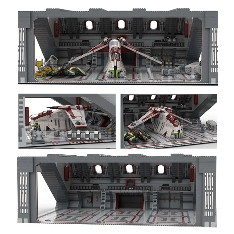 MOC-Venator-Hangar-Fit-for-Gunship-LAATs-fighters-UCS-Clone-Wars-Era ...
