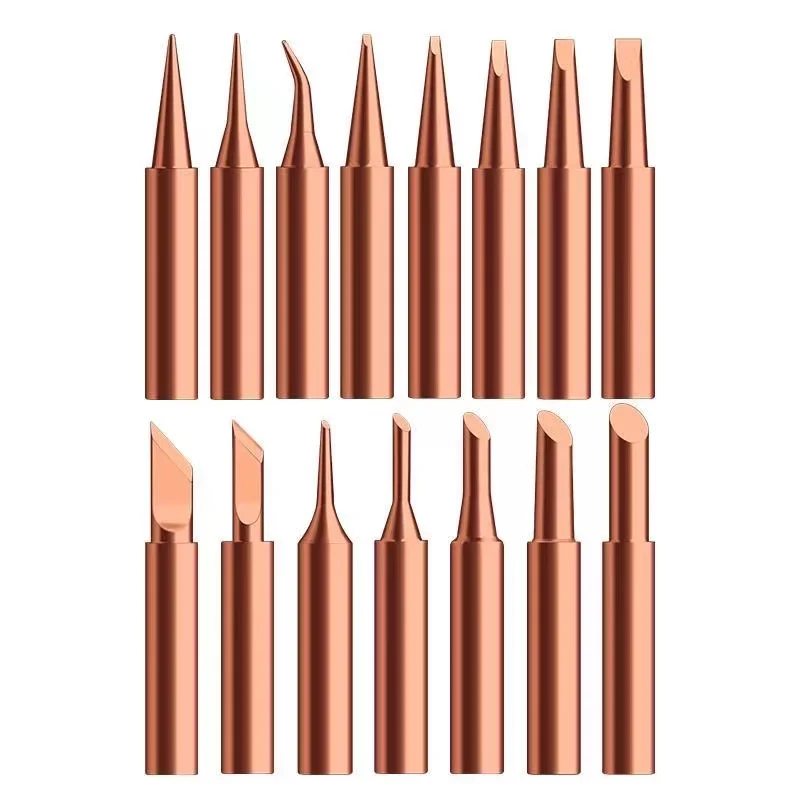 1/5pcs 900M-T Pure Copper Soldering Iron Tip Lead-free Solder Tips ...