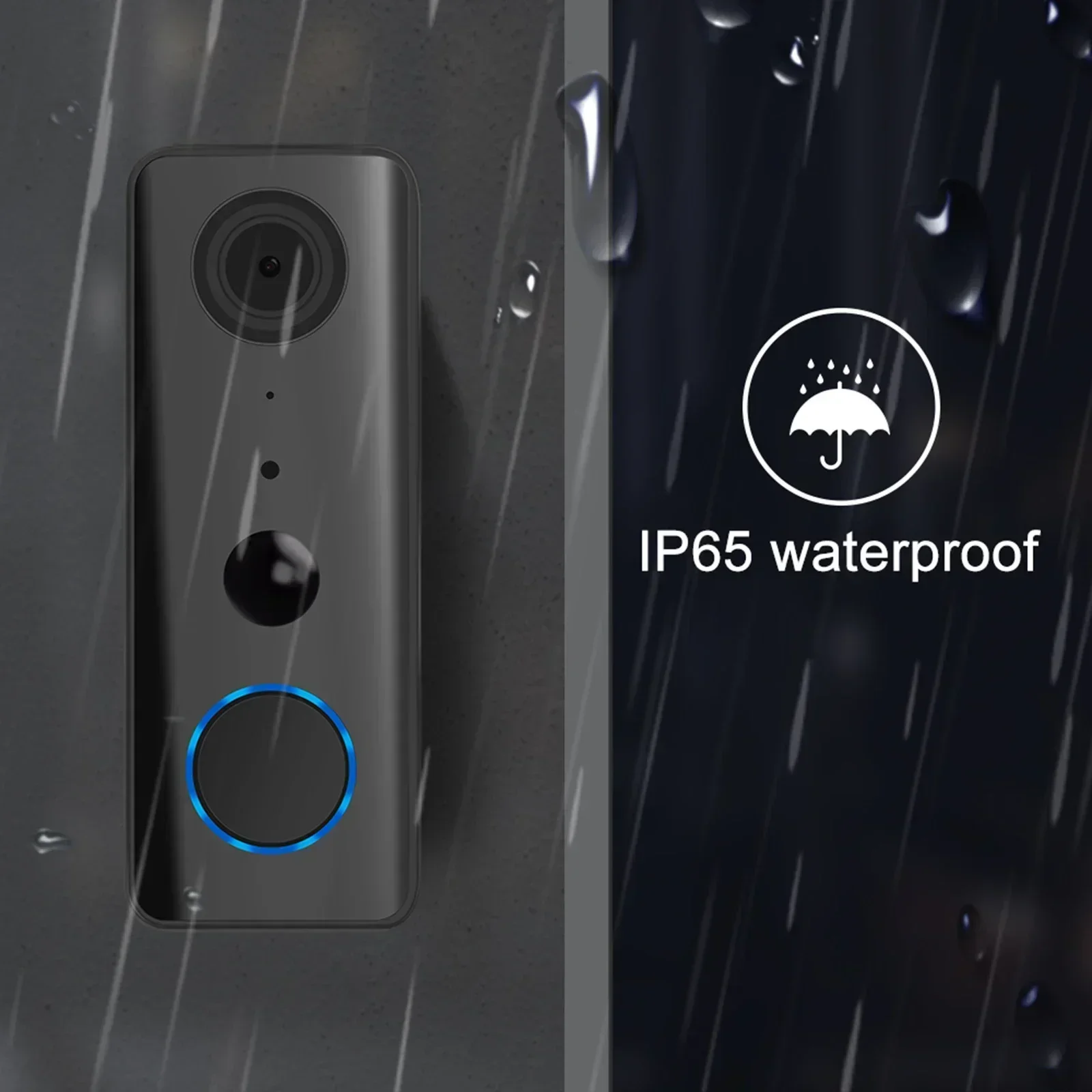 Waterproof-Doorbell-For-Home-Outdoor-Wireless-Doorbell-IP66-Waterproof ...