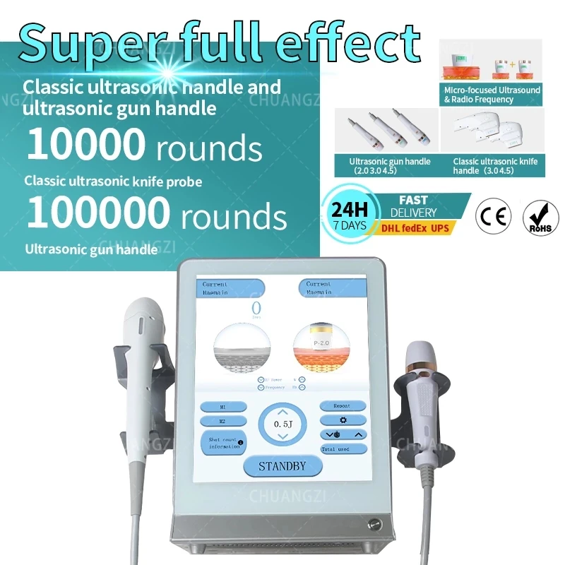 The latest version of the ultrasonic gun 2 handle can shoot 100000 ...