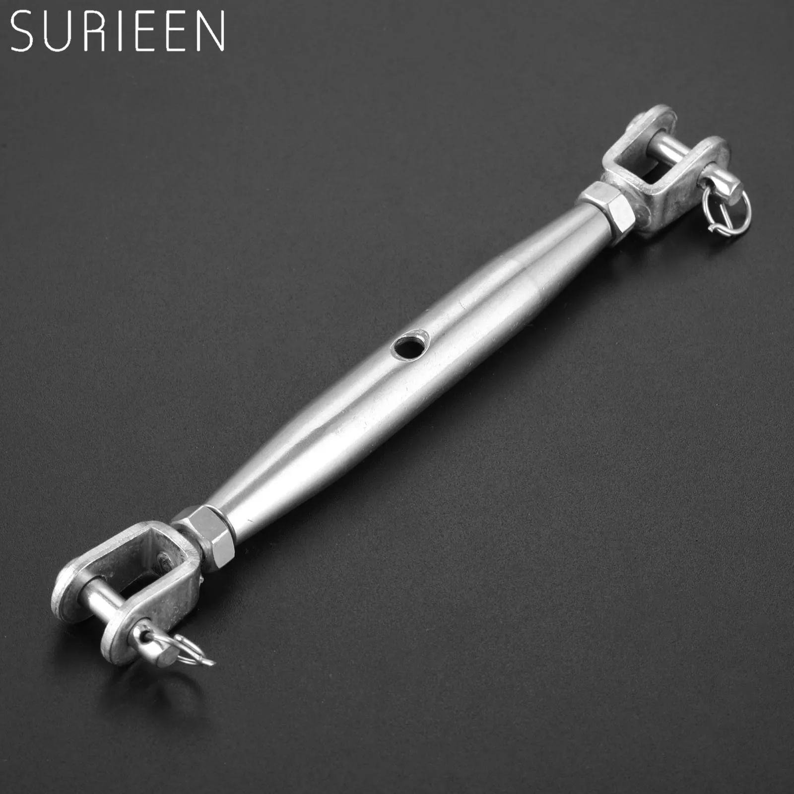 M6 Stainless Steel 316 Closed Body Rigging Screws With Jaw Fork ...