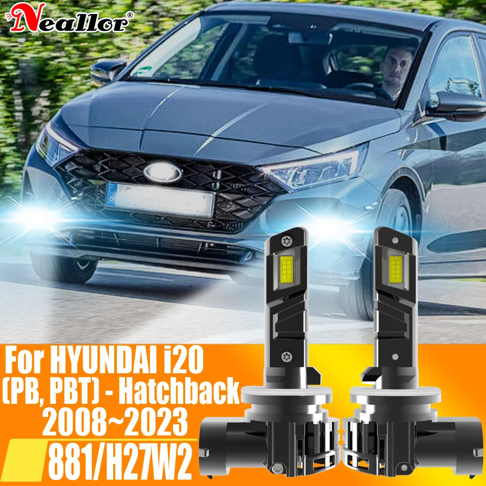 2x-H27W2-881-Led-Headlight-Canbus-No-Error-Car-Bulb-High-Power-H27 ...