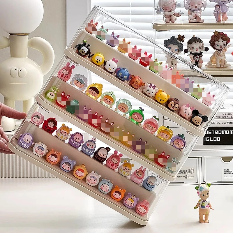 Large Figure Display Storage Box Blind Box Storage Rack Figures Acrylic ...