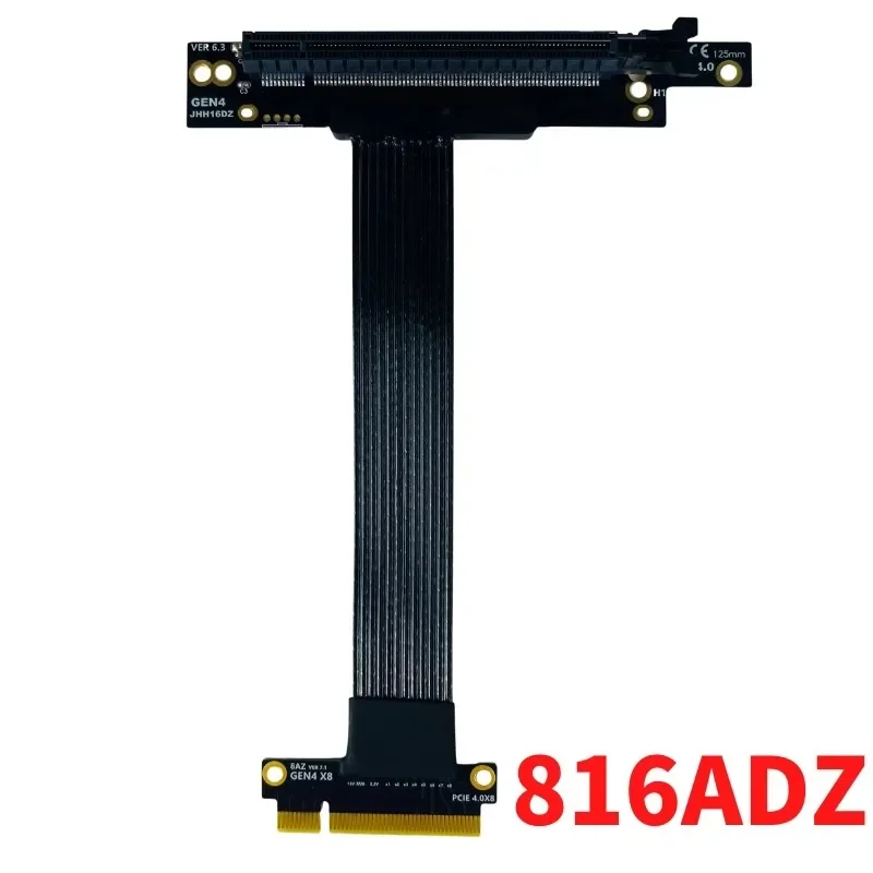 Gen4-PCIe-4-0-x8-to-x16-Silver-Plated-Extension-Cord-GPU-Graphics-Card ...