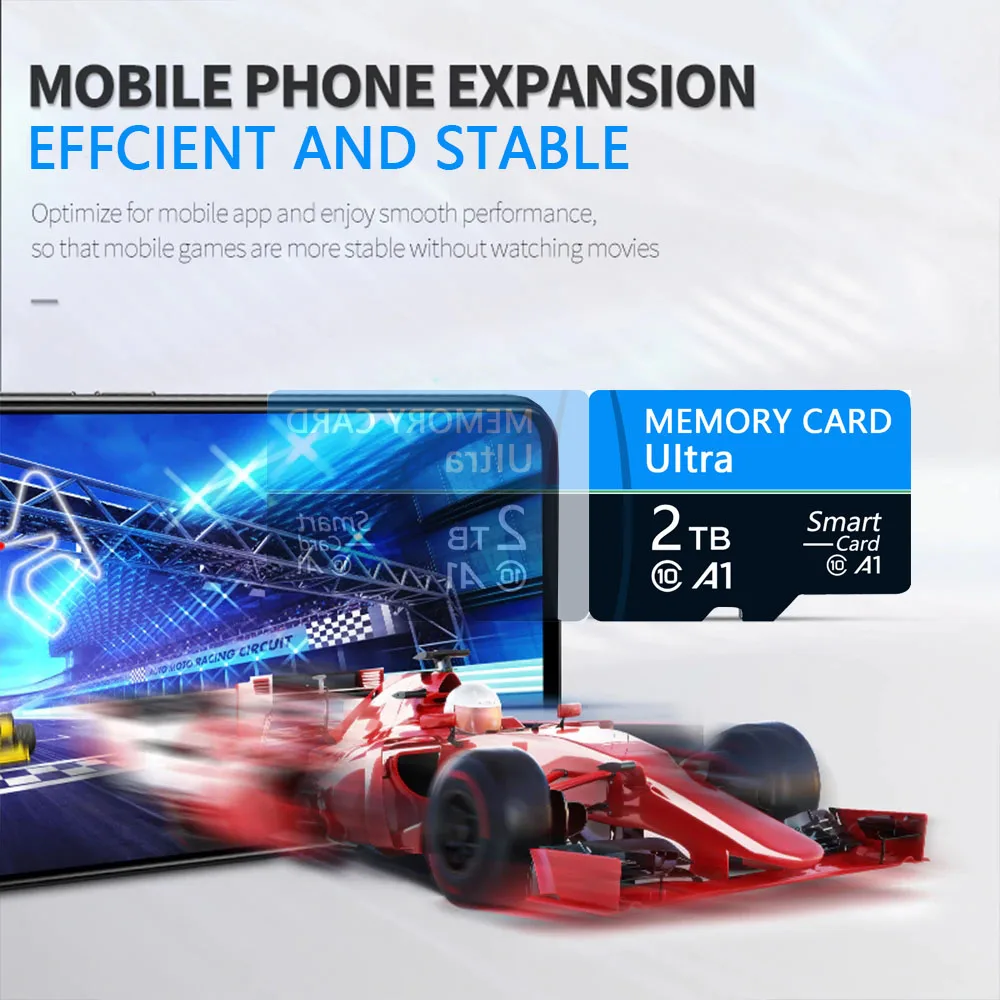 Mini Memory Card 2tb Class 10 Micro Tf Sd Card 2tb Card 2tb Memori Card ...