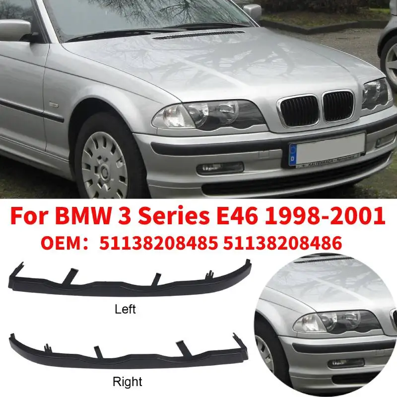 1-Pair-Left-Right-Front-Side-Lower-Headlight-Decorate-Moulding-OEM ...