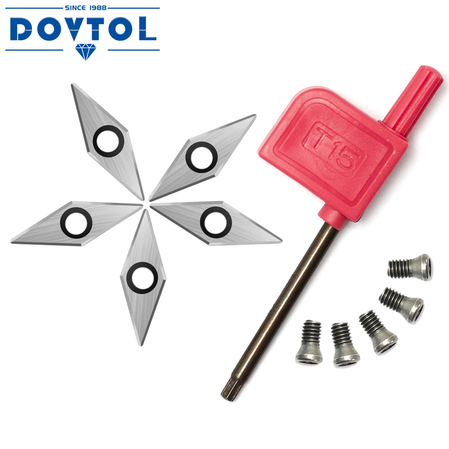 Ci4-Diamond-Carbide-Replacement-Cutter-Inserts-Negative-Rake-Angle-with ...